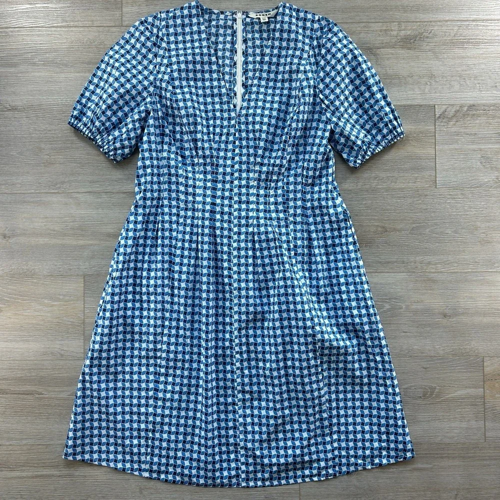 Boden | Dresses | Boden Dress Women Us 2l Long Vneck Dart Detail Fluro ...